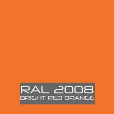 RAL 2008 Bright Red Orange - High-Visibility Spray Paint