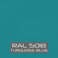 RAL 5018 Turquoise Blue - Fresh & Vibrant Spray Finish