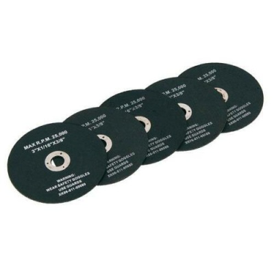 3" Cut-Off Discs (x5) - High-Speed Metal Cutting