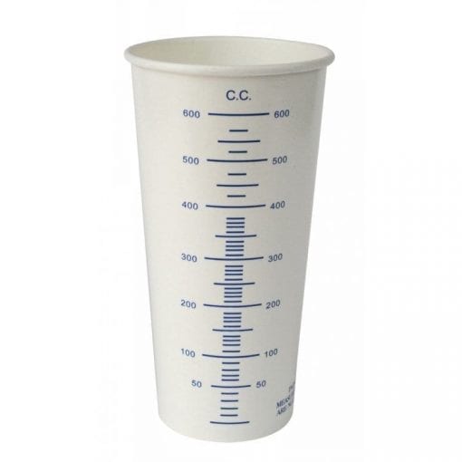 600ml Paint Paper Mixing Cups - Disposable & Convenient
