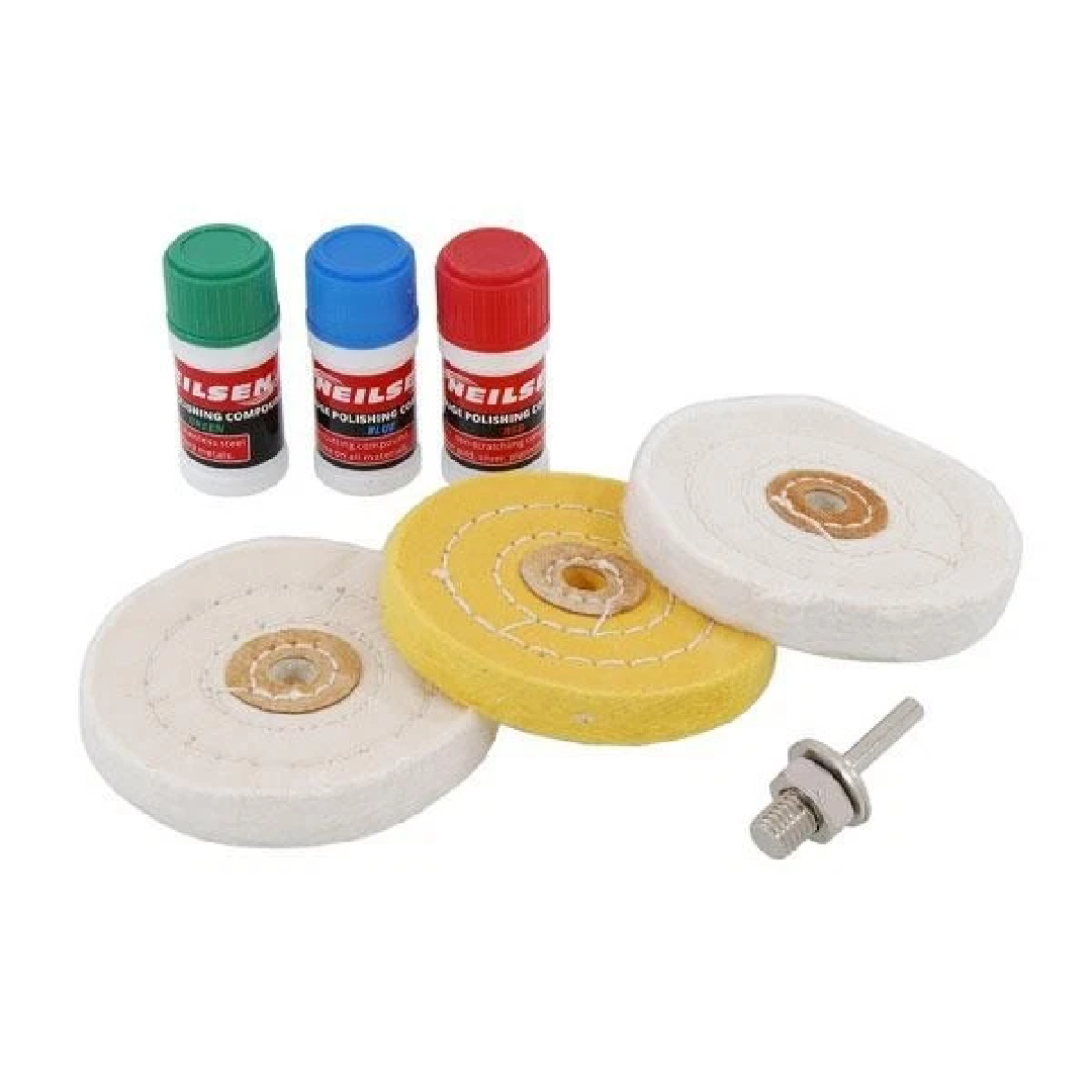 7 Piece Cleaning and Polishing Kit for Hard Metals