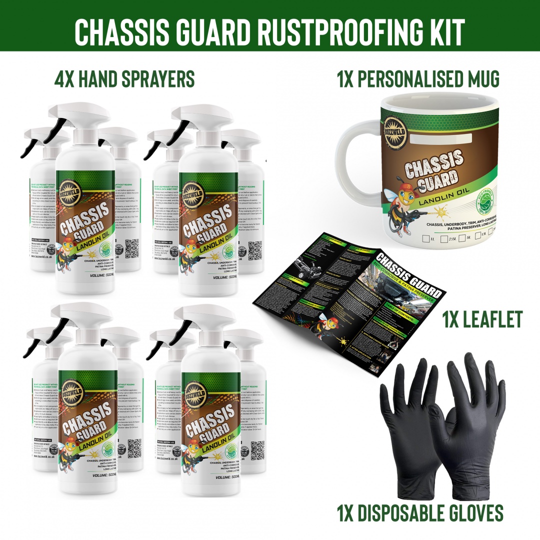 Galvanised Chassis Paint Kit (Coloured) Buzzweld Coatings