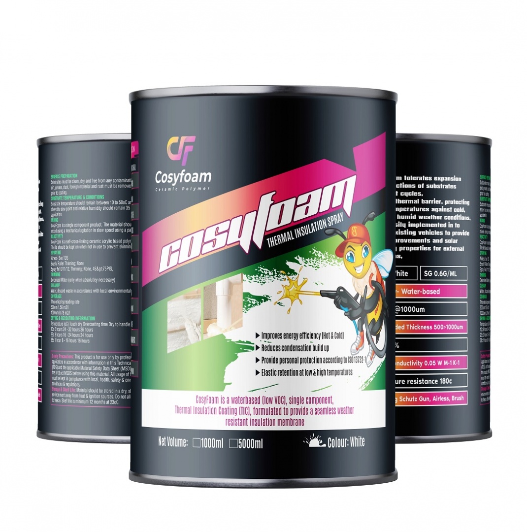 CosyFoam - Ceramic-Based Spray-On Insulation