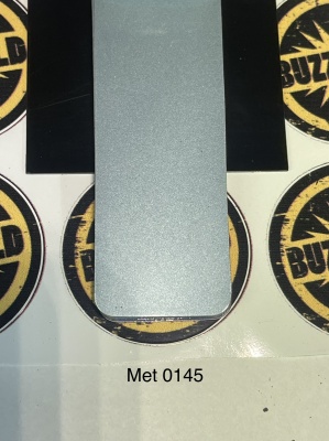 Dull Silver Blue Metallic Aerosol - Soft, Subtle Glow