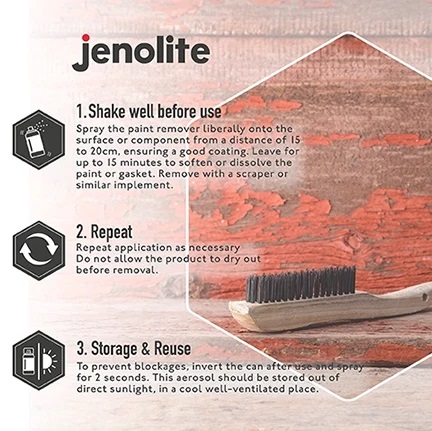 Paint Stripper Aerosol Jenolite 0.4L
