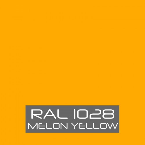 RAL 1028 Melon Yellow - Fresh & Vibrant Spray Paint