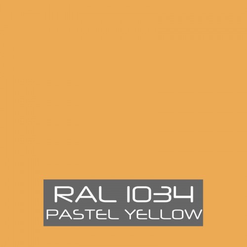 RAL 1034 Pastel Yellow - Soft & Elegant Aerosol Finish