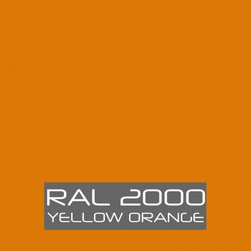 RAL 2000 Yellow Orange - Rich & Warm Spray Finish