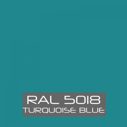 RAL 5018 Turquoise Blue - Fresh & Vibrant Spray Finish