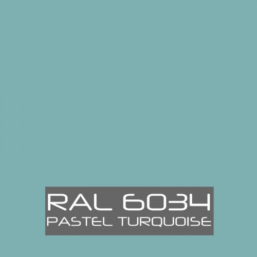 RAL 6034 Pastel Turquoise - Soft & Elegant Tinned Paint